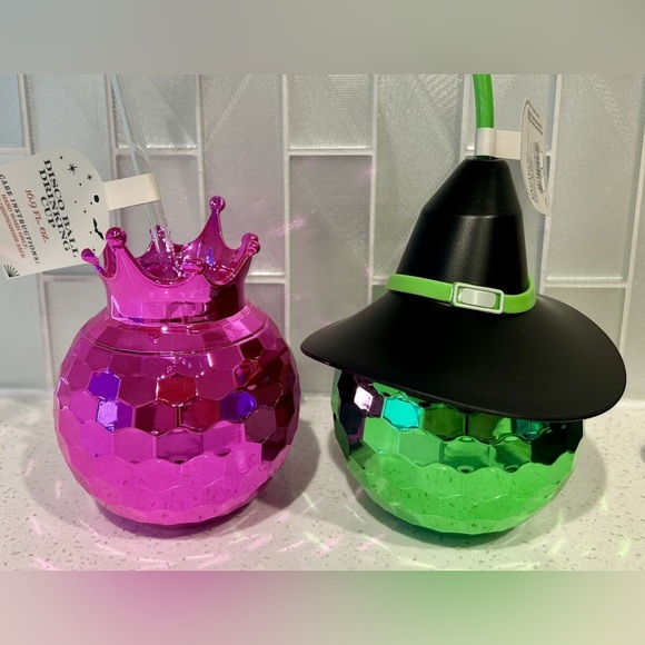 Target | Dining | Wicked Elphaba Glinda Straw Disco Ball Cups 224 ...